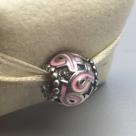 Pandora | Jewelry | Pandora Breast Cancer Bead | Poshmark
